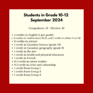 2024 High School Graduation Requirements - Ontario Virtual School
